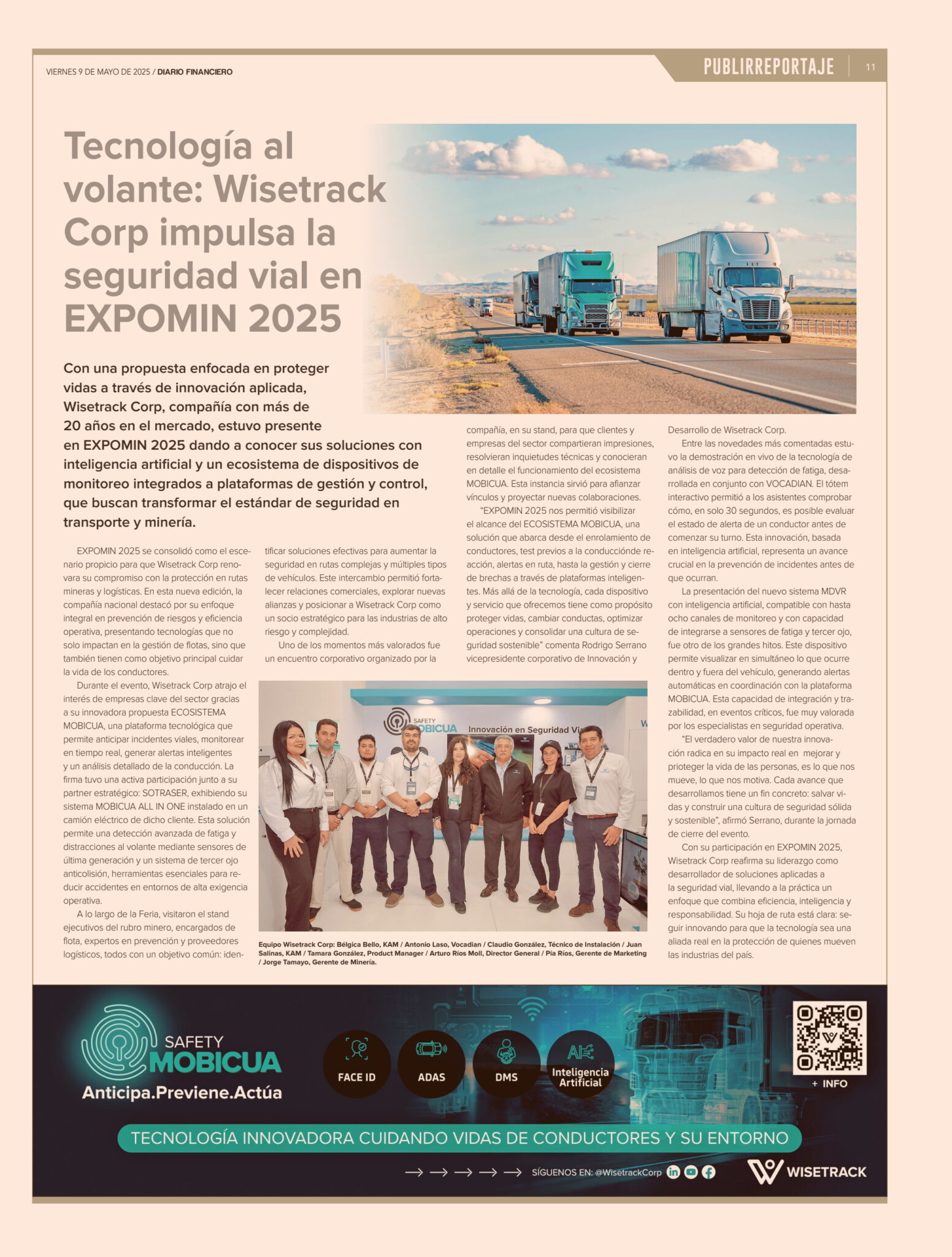 Tecnología al volante: Wisetrack Corp impulsa la seguridad vial en ...